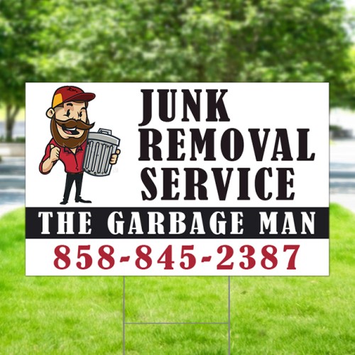 22" x 14" Full Color Yard Signs - Double Side