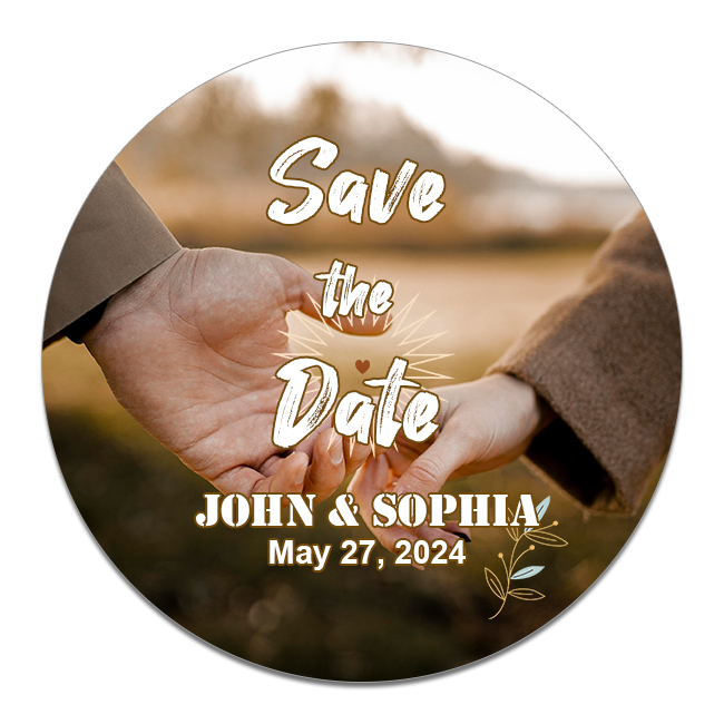 10 Inch Circle Indoor Magnets - 40 Mil