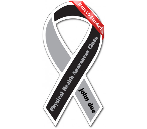 Magnet- 3.8x8 Awareness Ribbon - 40 Mil Outdoor Use