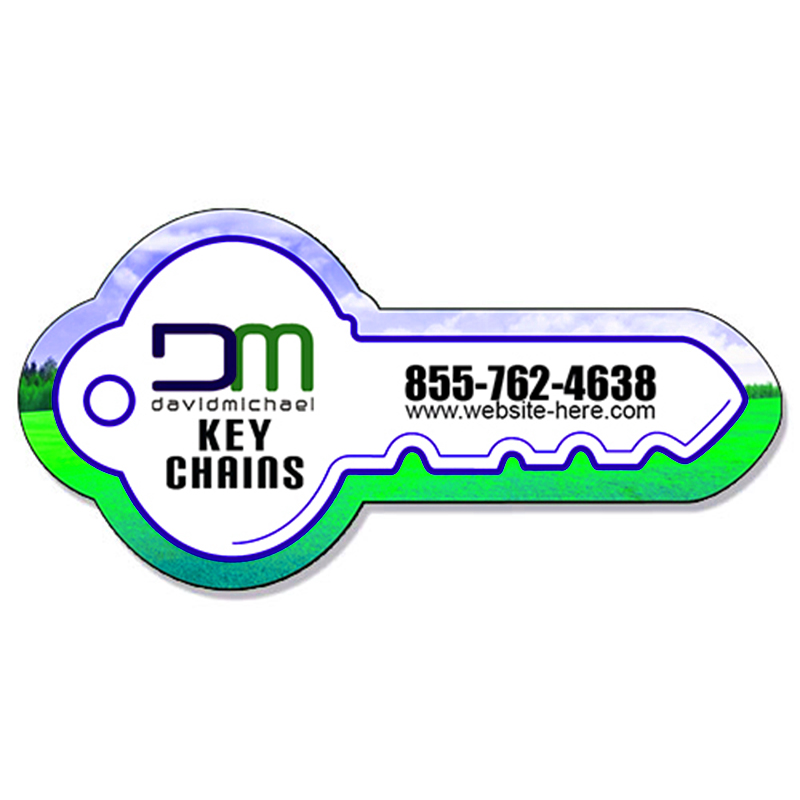 Magnet - Key Shape (3.5x1.75) - 40 Mil