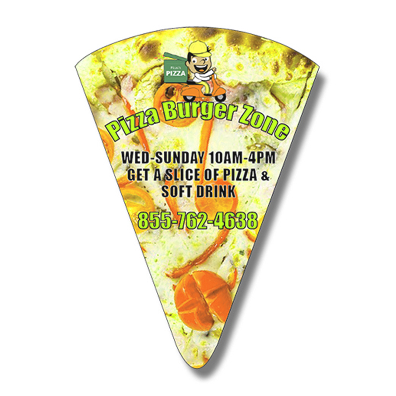 Magnet - Pizza Slice Shape (1.87x2.62) - 40 Mil