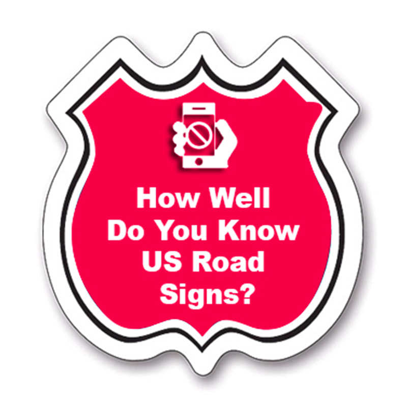 Magnet - Road Sign Shape (2.93x2.5) - 40 Mil