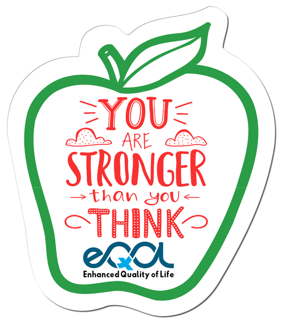 2.12x1.87 Apple Shaped Magnets - 20 Mil