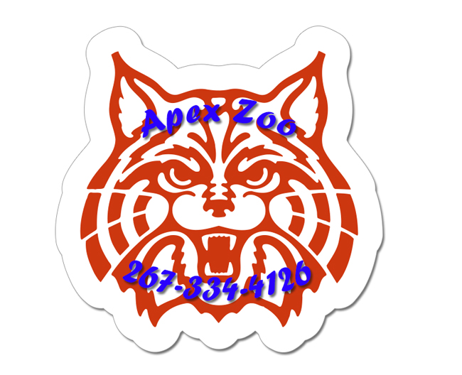 1.8x1.8 Tiger Face Shaped Magnets 20 Mil