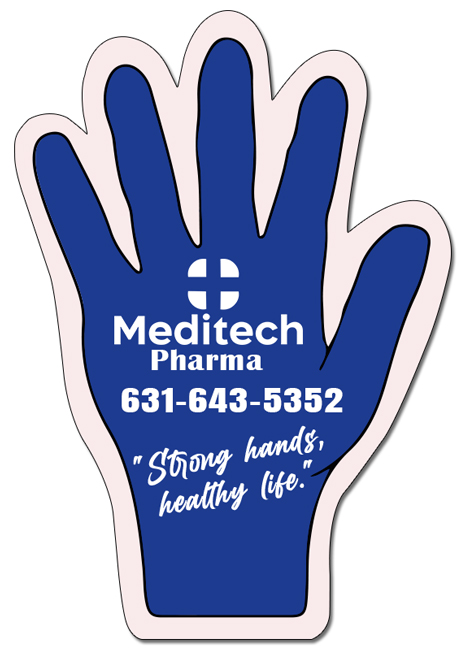 5x3.5 Hand Shaped Magnets - 20 Mil