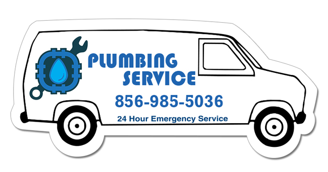 4.5x2 Van Shaped Magnets - 20 Mil