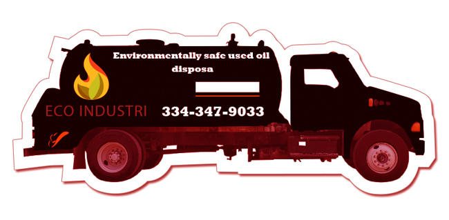 2.2x5.4 Truck Shaped Magnets 20 Mil