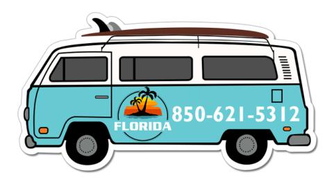 3.73x7.06 Van Shaped Magnets - 20 Mil