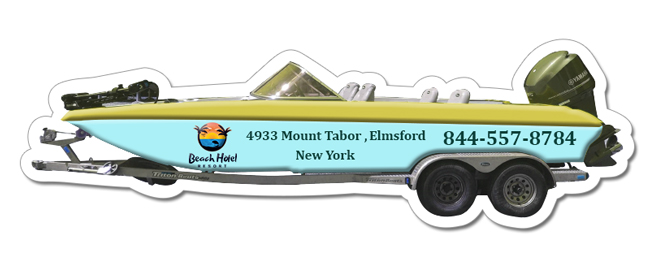 2.21x7.21 Boat Shaped Magnets - 20 Mil