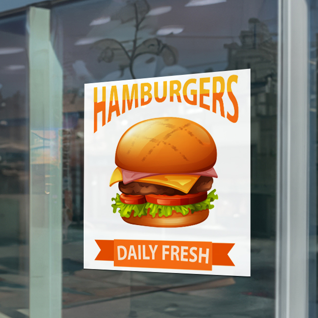 12"x12" Static Window Clings