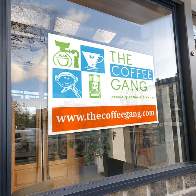 12"x18" Static Window Clings