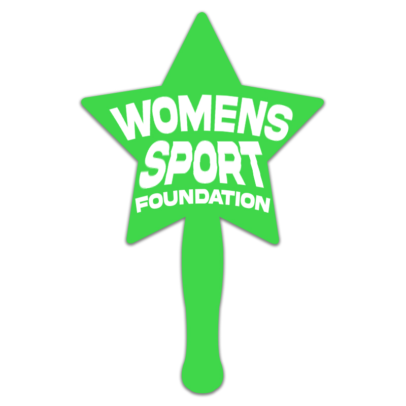 12" Star Shaped Full Color Rally Signs - One Side