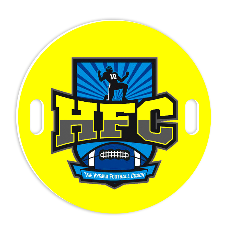 20" Circle Shaped Full Color Cheer Signs - One Side