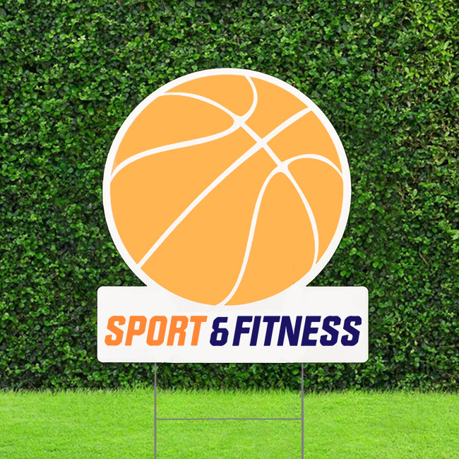 24" x 24" Sports Yard Signs - Full Color Single Side